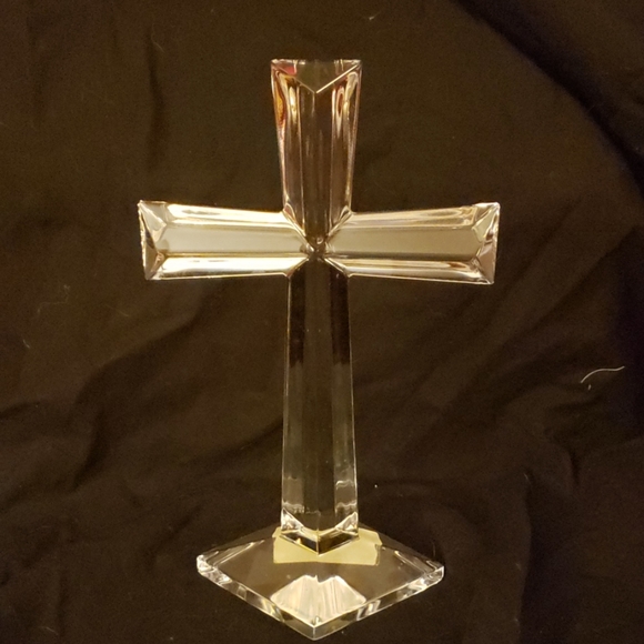 Mikasa | Accents | Tall Mikasa Lead Crystal Cross | Poshmark
